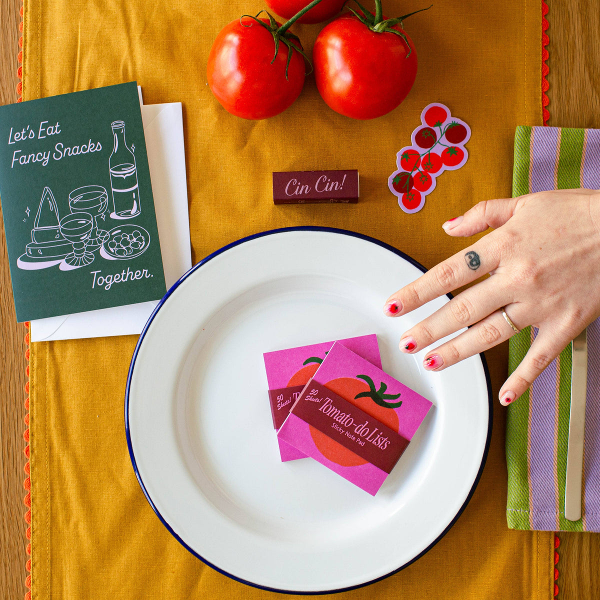 Tomato-do List Sticky Notes | BAQETTE